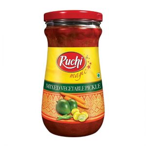 Ruchi Mixed Vegetable Pickle-300 gm bottle – Selvi Store