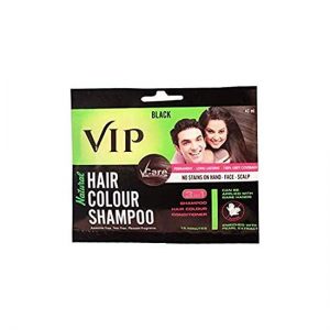 VIP Hair Colour Shampoo-Black (5 in one) – Selvi Store