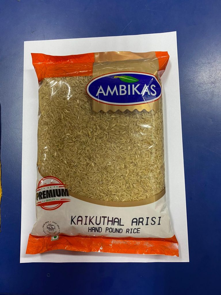 Kaikuthal Arisi 1kg(Hand Pound Rice) – Selvi Store