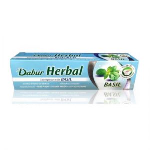 Dabur Herbal Basil Tooth paste – Selvi Store