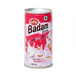 MTR Badam Drink – Rose -180ml Tin – Selvi Store
